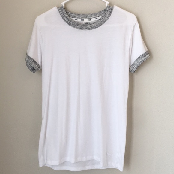 PINK Victoria's Secret | Tops | Basic White T Shirt | Poshmark